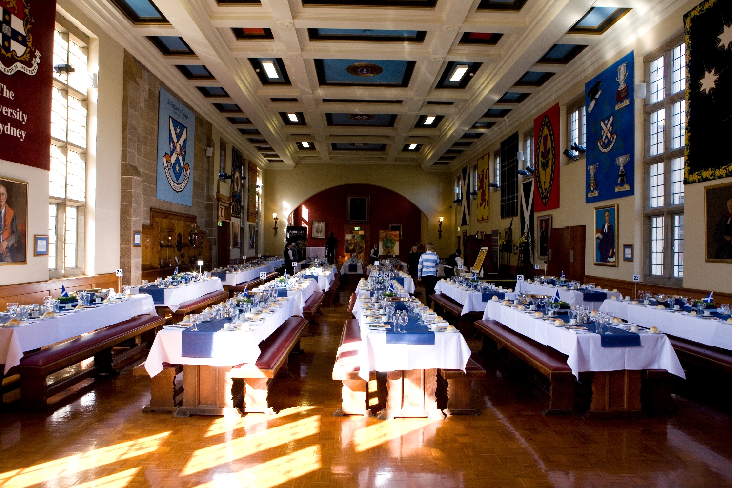 Empty Dining Hall - St Andrew's College